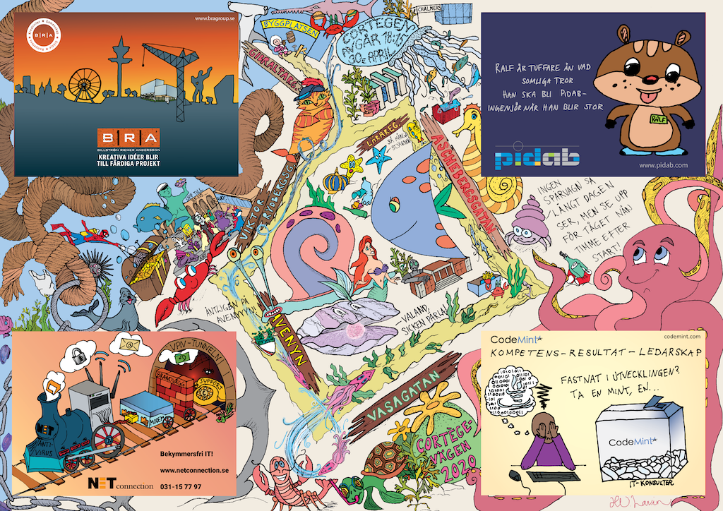 karta – Chalmers Cortègen